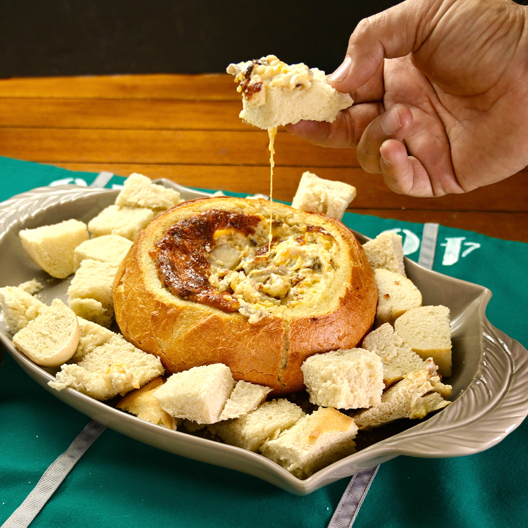 How To Make Cheese & Mushroom Dip Recipe - Los Foodies Magazine