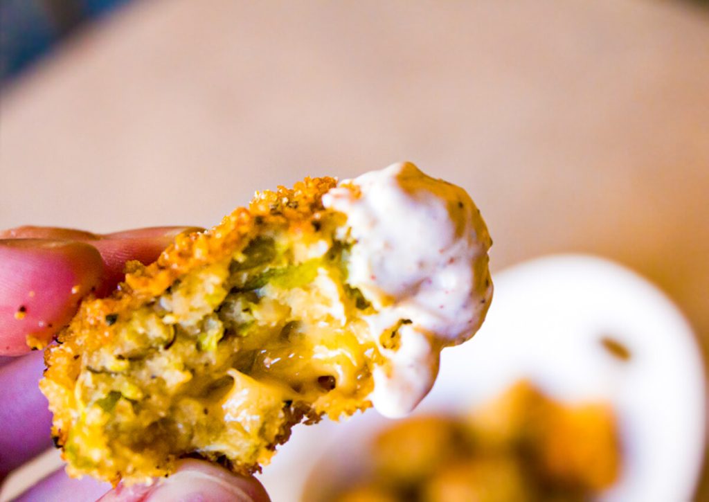 Green Chile Balls Chicken Cheese - Los Foodies Magazine